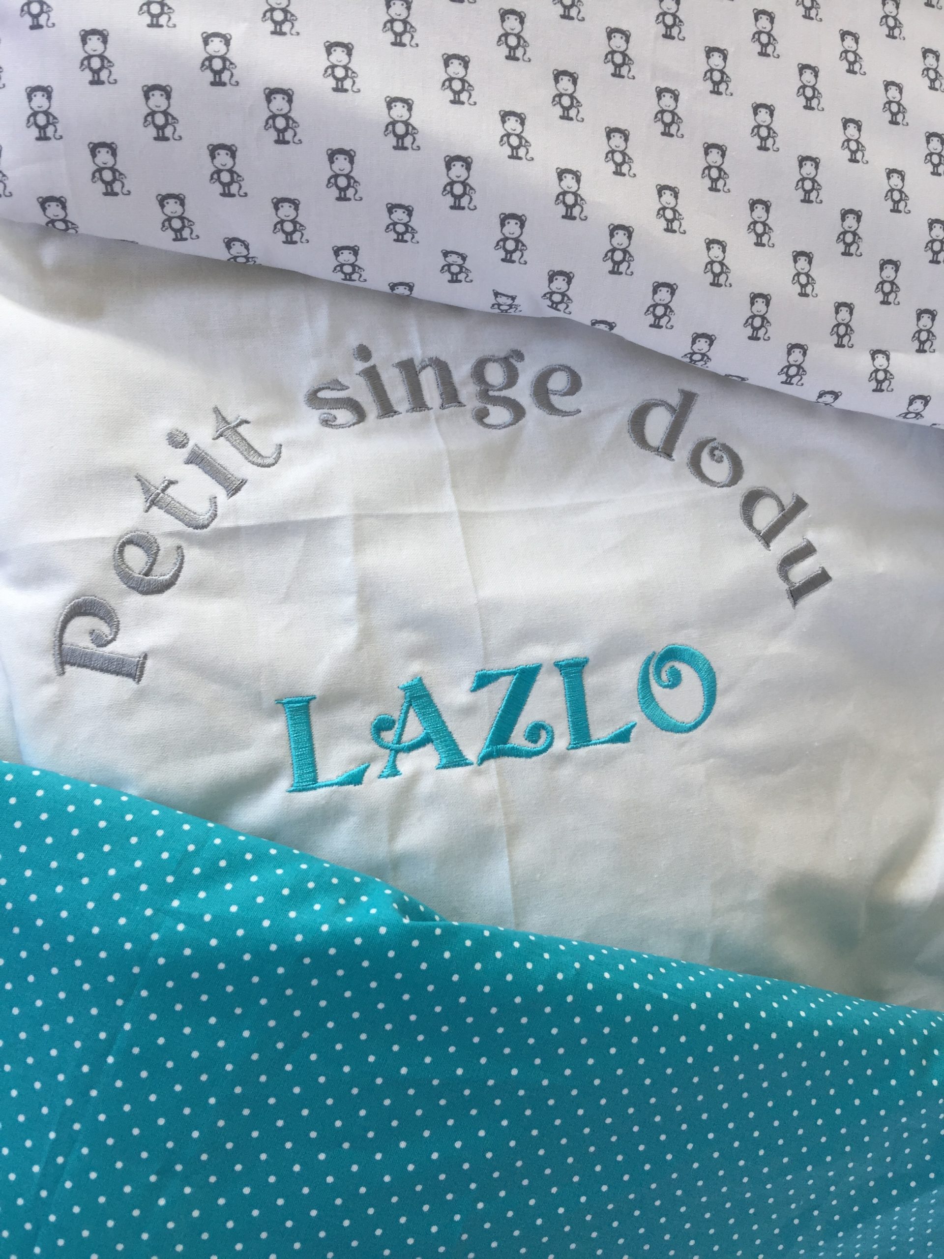 Couvertures personnalisées – Doudou Filou